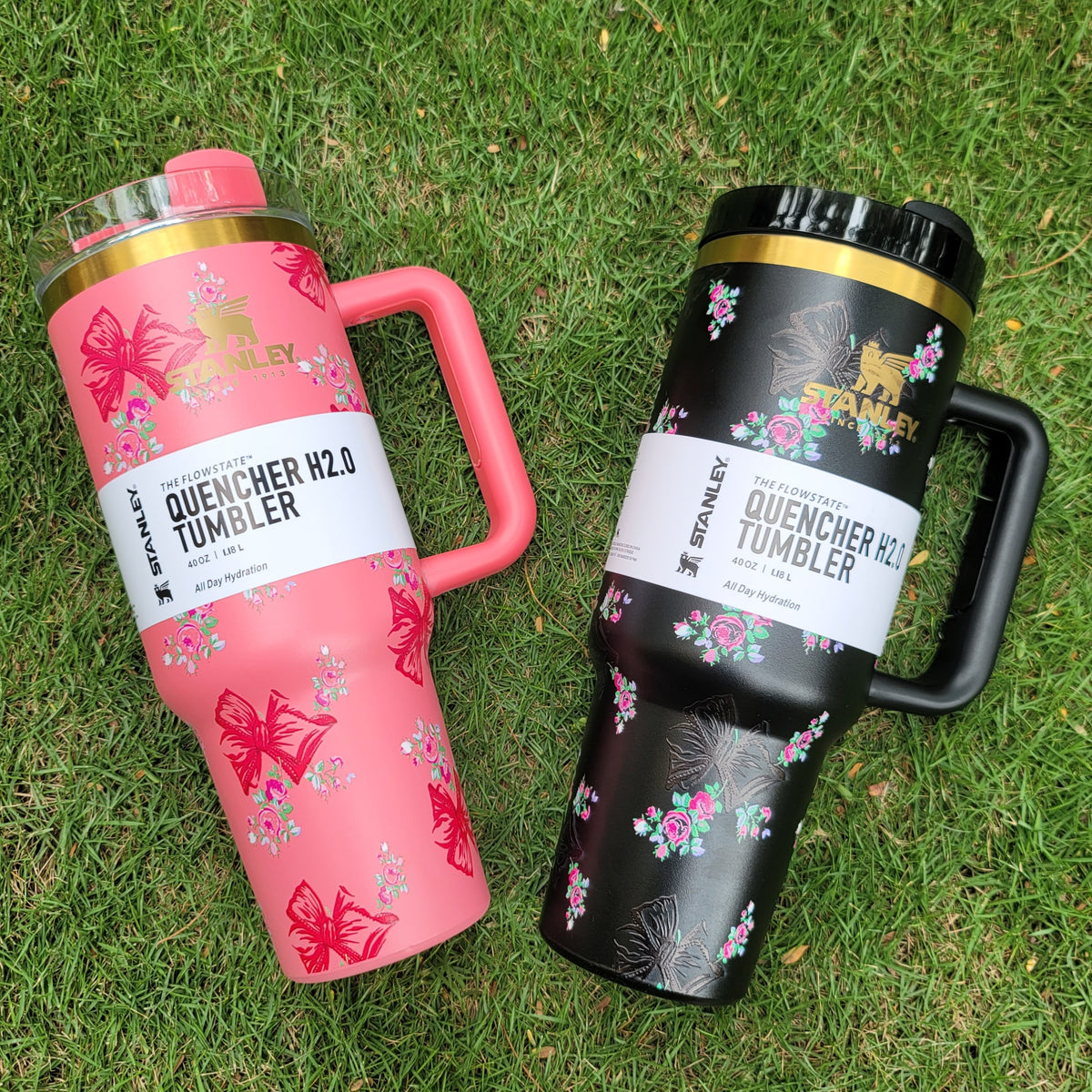 STANLEY Flower Print Tumbler (40oz) – theuniquestorepk